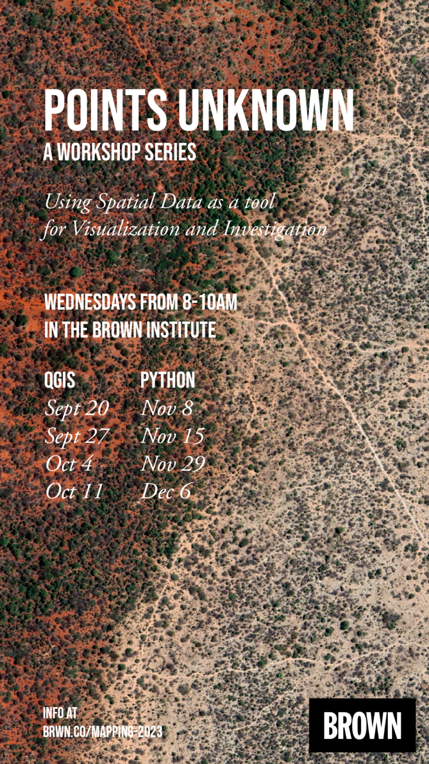 Points Unknown – QGIS 01 – Brown Institute